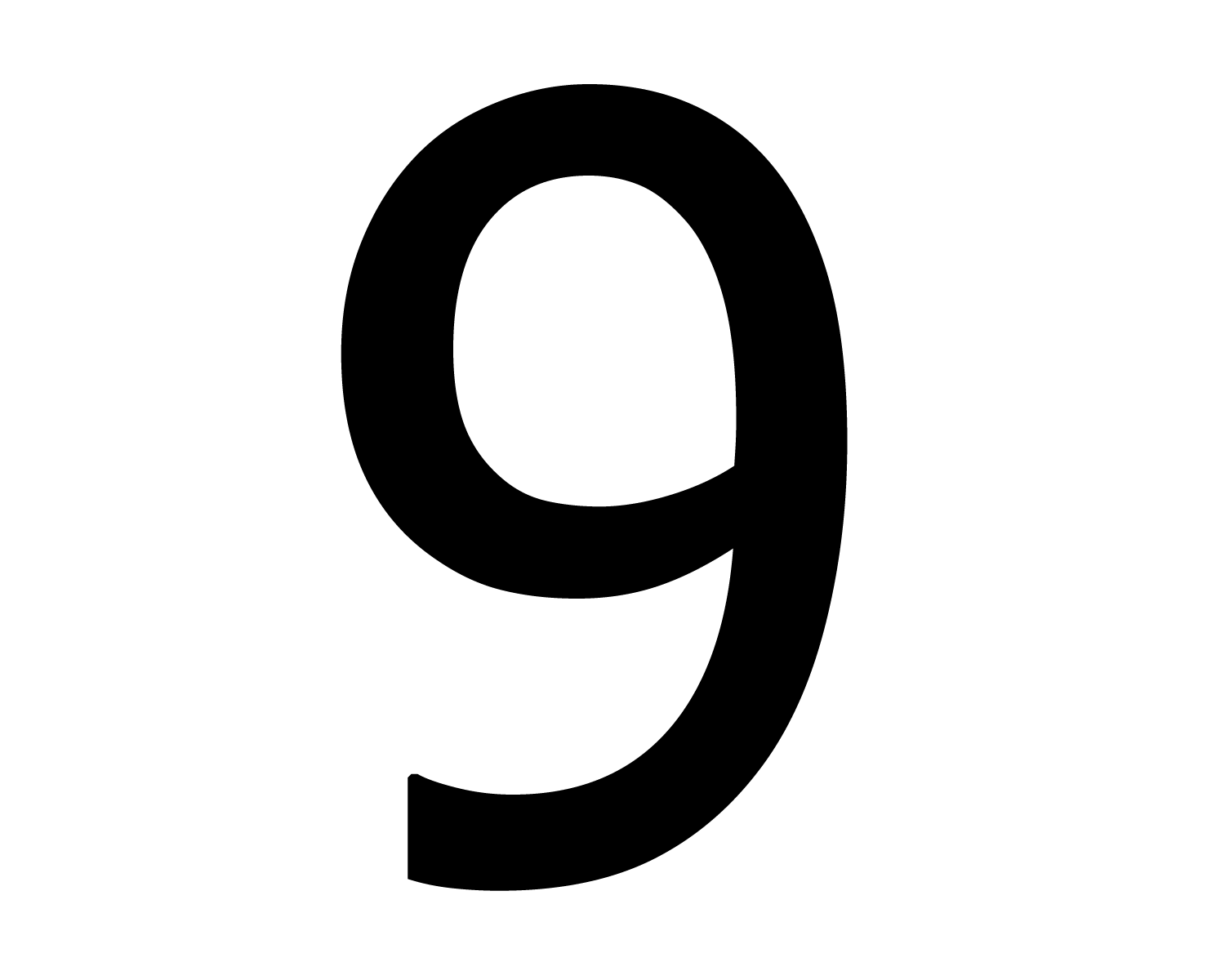 Number 9 Black And White PNG Image PurePNG Free Transparent CC0 PNG 