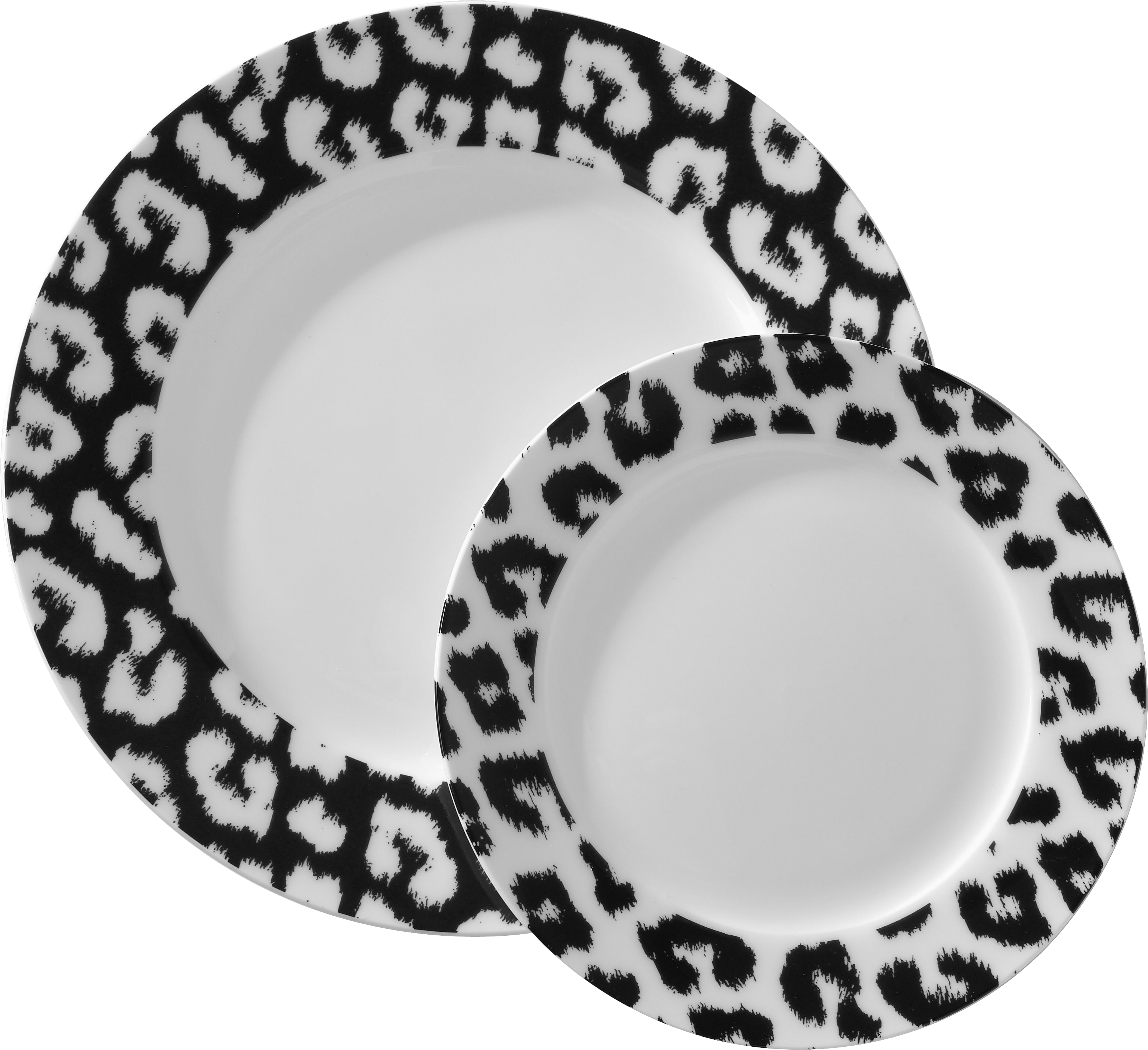 Black And White Plates PNG Image PurePNG Free Transparent CC0 PNG