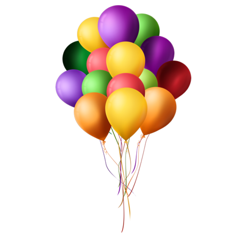Many Multicolored Balloons PNG Image - PurePNG | Free transparent CC0 ...