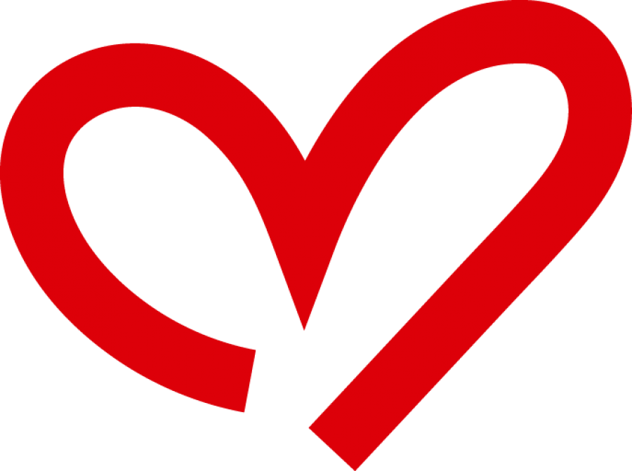 Curved Red Heart Outline PNG Image - PurePNG | Free transparent CC0 PNG ...