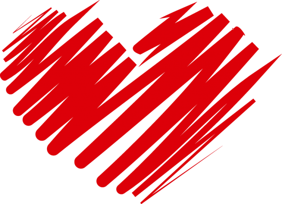 Curved Red Heart Outline PNG Image - PurePNG | Free transparent CC0 PNG ...