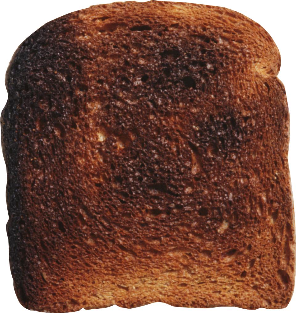 Overdone Toast PNG Image - PurePNG | Free transparent CC0 PNG Image Library