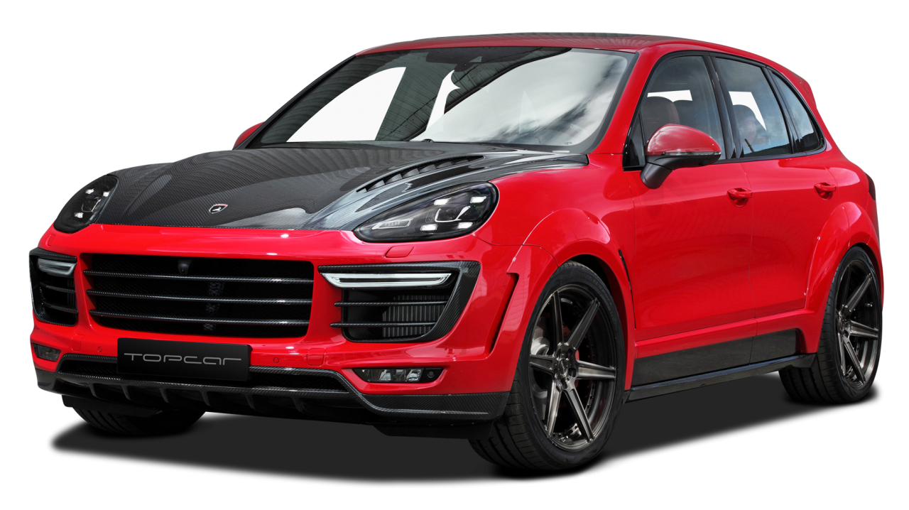 Red and Black Porsche Cayenne Car PNG Image - PurePNG | Free ...