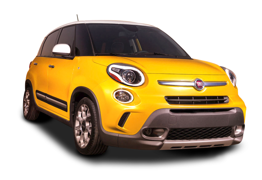 Yellow Fiat 500l Car PNG Image - PurePNG | Free transparent CC0 PNG ...