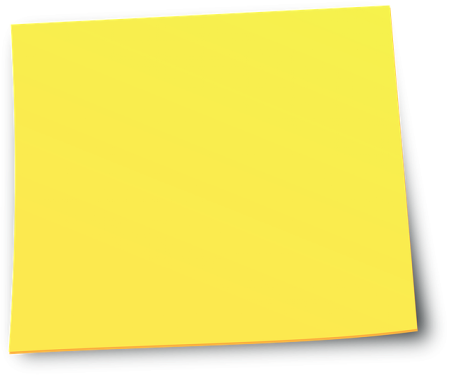 Yellow Sticky Notes PNG Image PurePNG Free Transparent CC0 PNG 